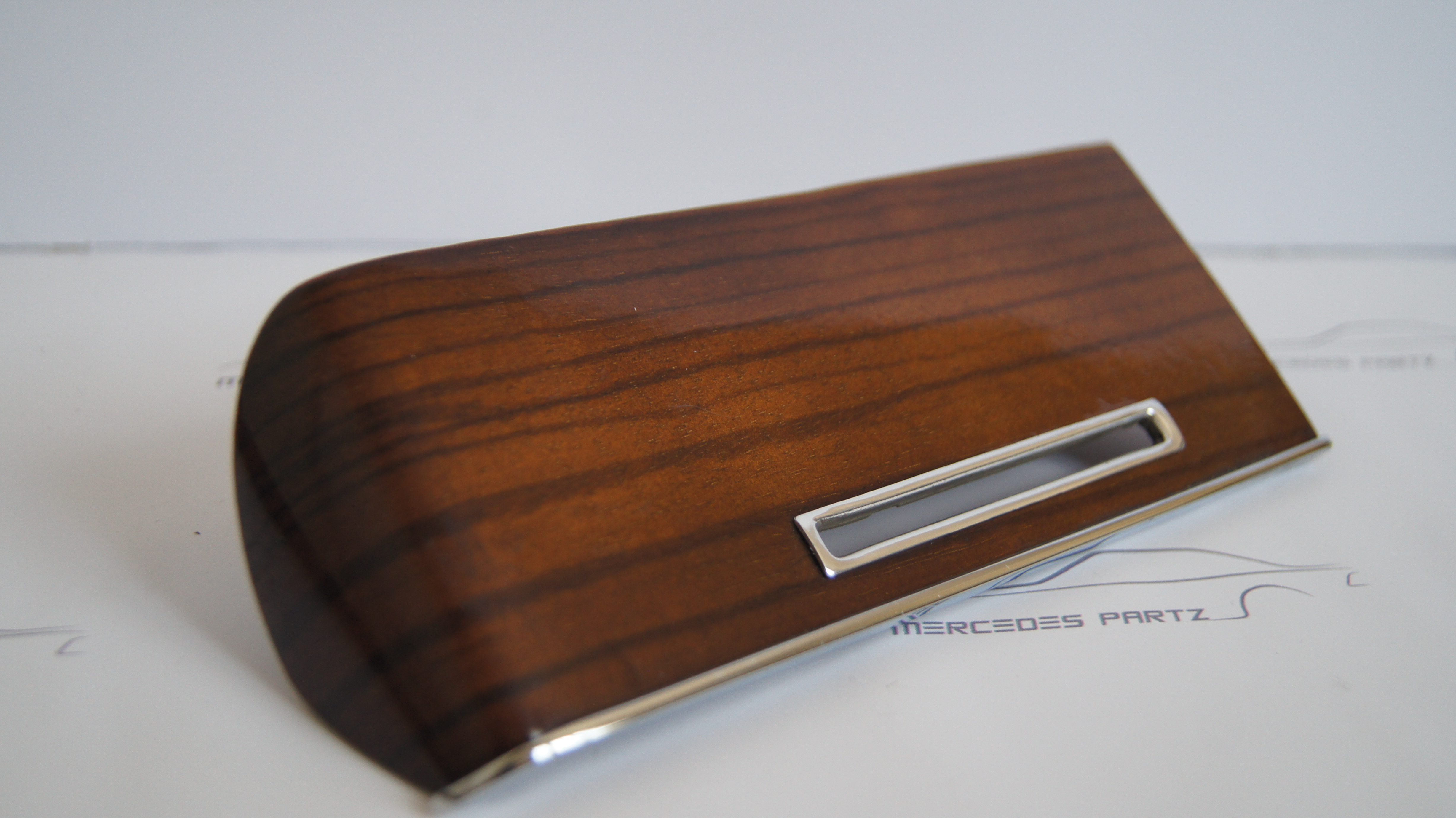 W116 Zebrano dash wood panel - mercedespartz