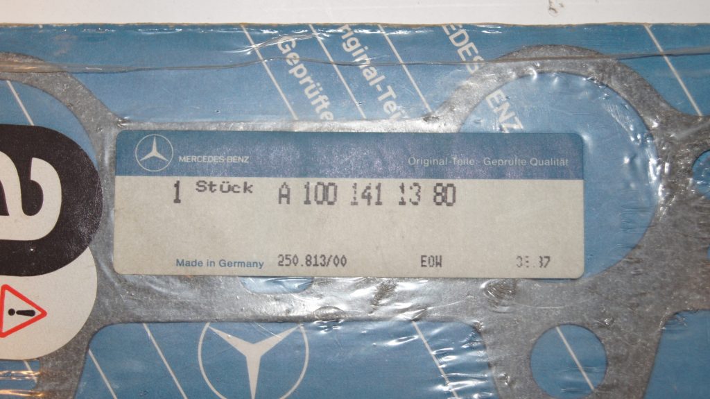 450SEl 6.9 M100 Gasket Left - mercedespartz