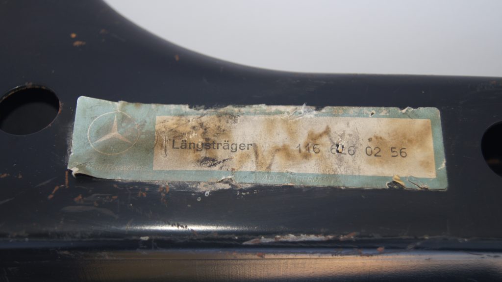 W116 Front Panel Right Diagonal Member - mercedespartz