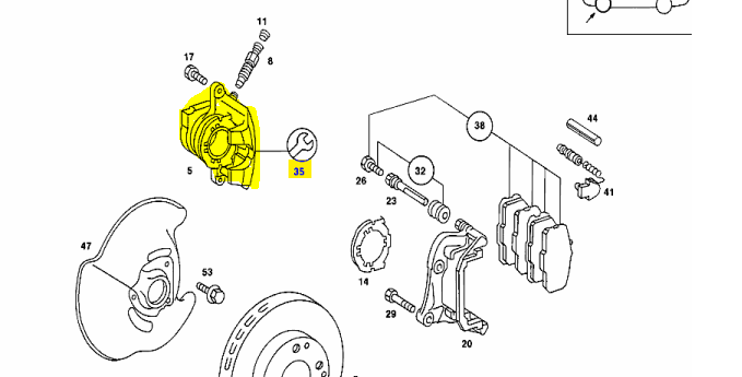 brake Caliper Repair Kit - mercedespartz