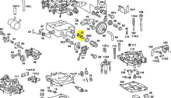 M110 M130 M123 carburetor screen filter - mercedespartz