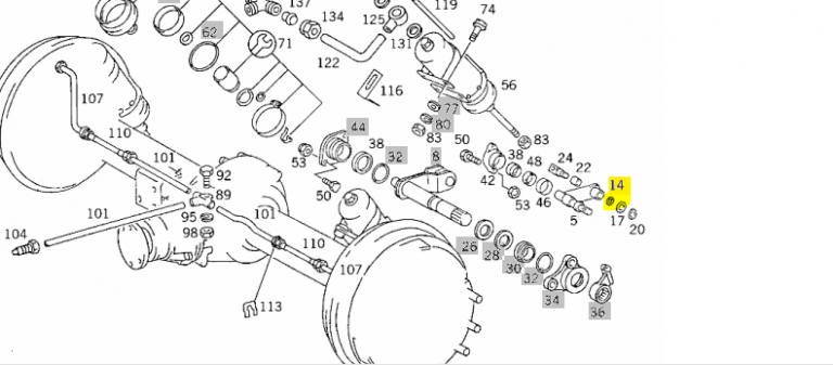 W108 W109 W111 W114 W115 automatic transmission seal ring - mercedespartz