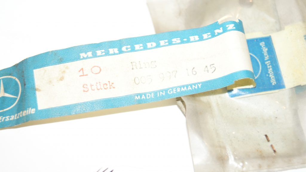 W108 W109 W111 W114 W115 automatic transmission seal ring - mercedespartz