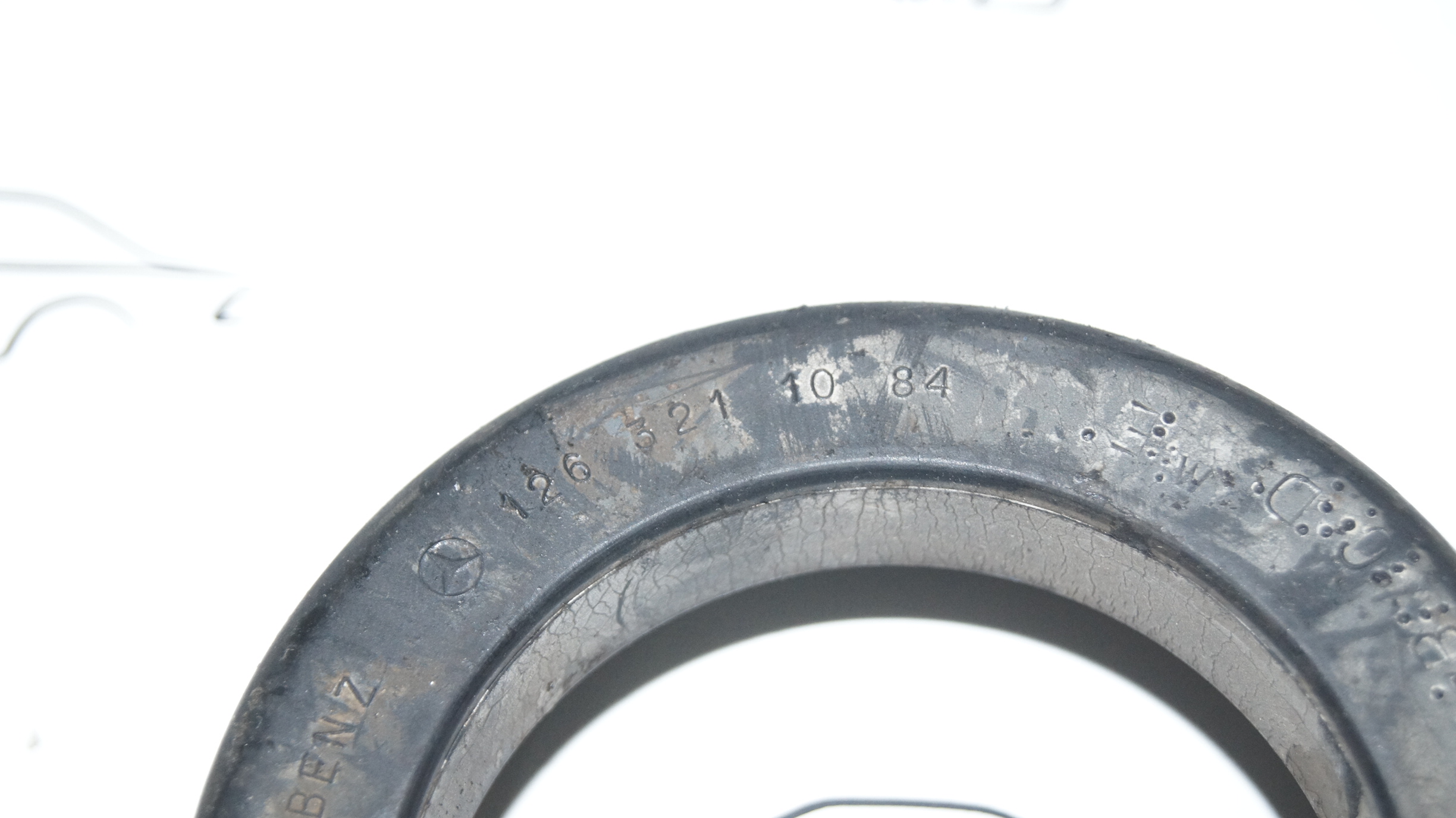 A1263211084 W126 4 burl spring shim 23mm - mercedespartz