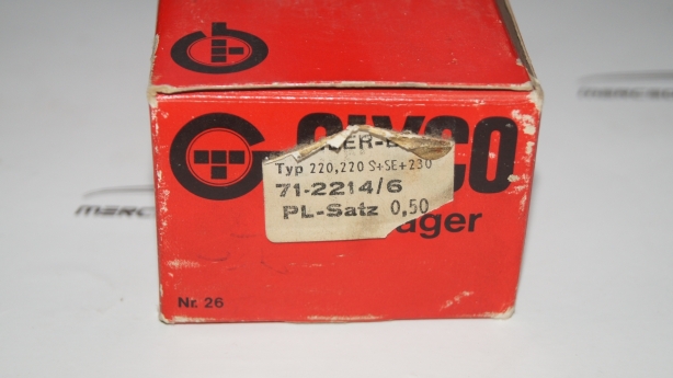 M127 M180 Connecting rod bearing repair size II +0.50 47.50mm ...