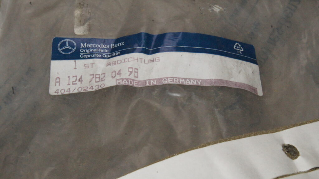 W124 sunroof seal - mercedespartz