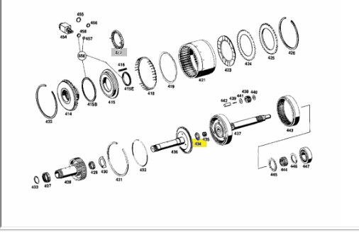 Automatic transmission needle bearing - mercedespartz