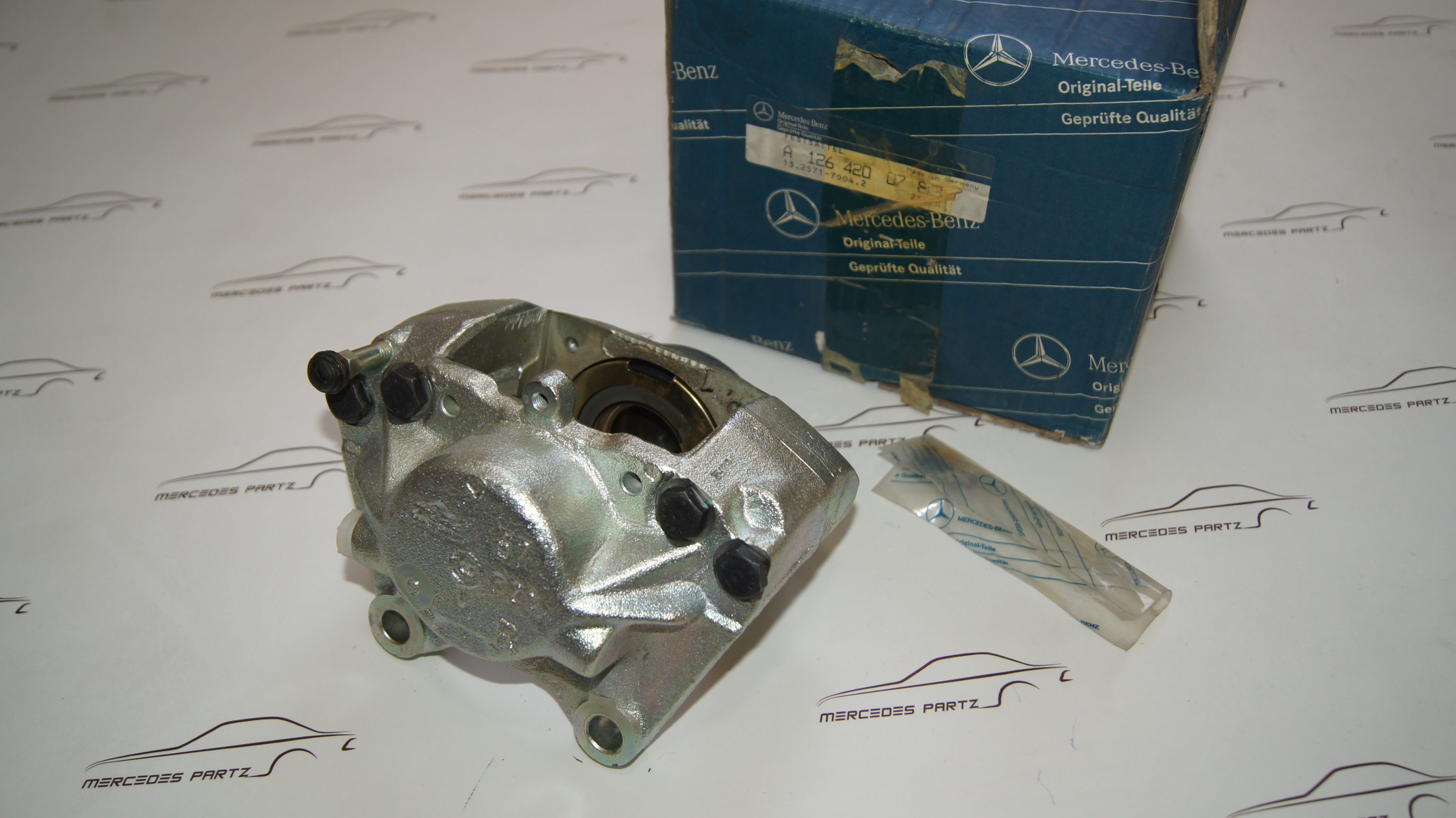 ATE NOS W126 Right Caliper Less Lining A1264200783 - mercedespartz