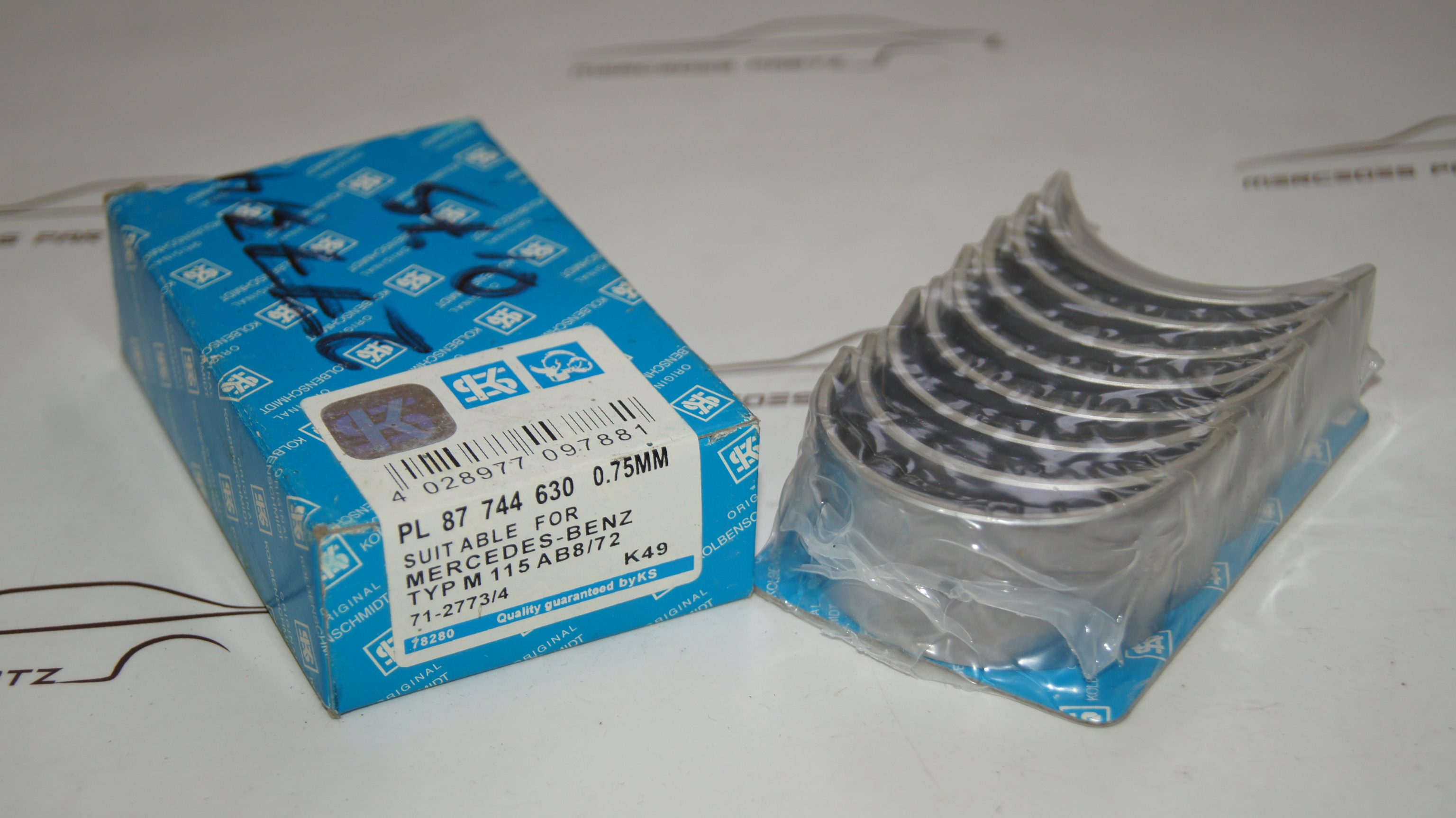 OM615 M115 connecting rod bearing repair size 3 51.25mm - mercedespartz