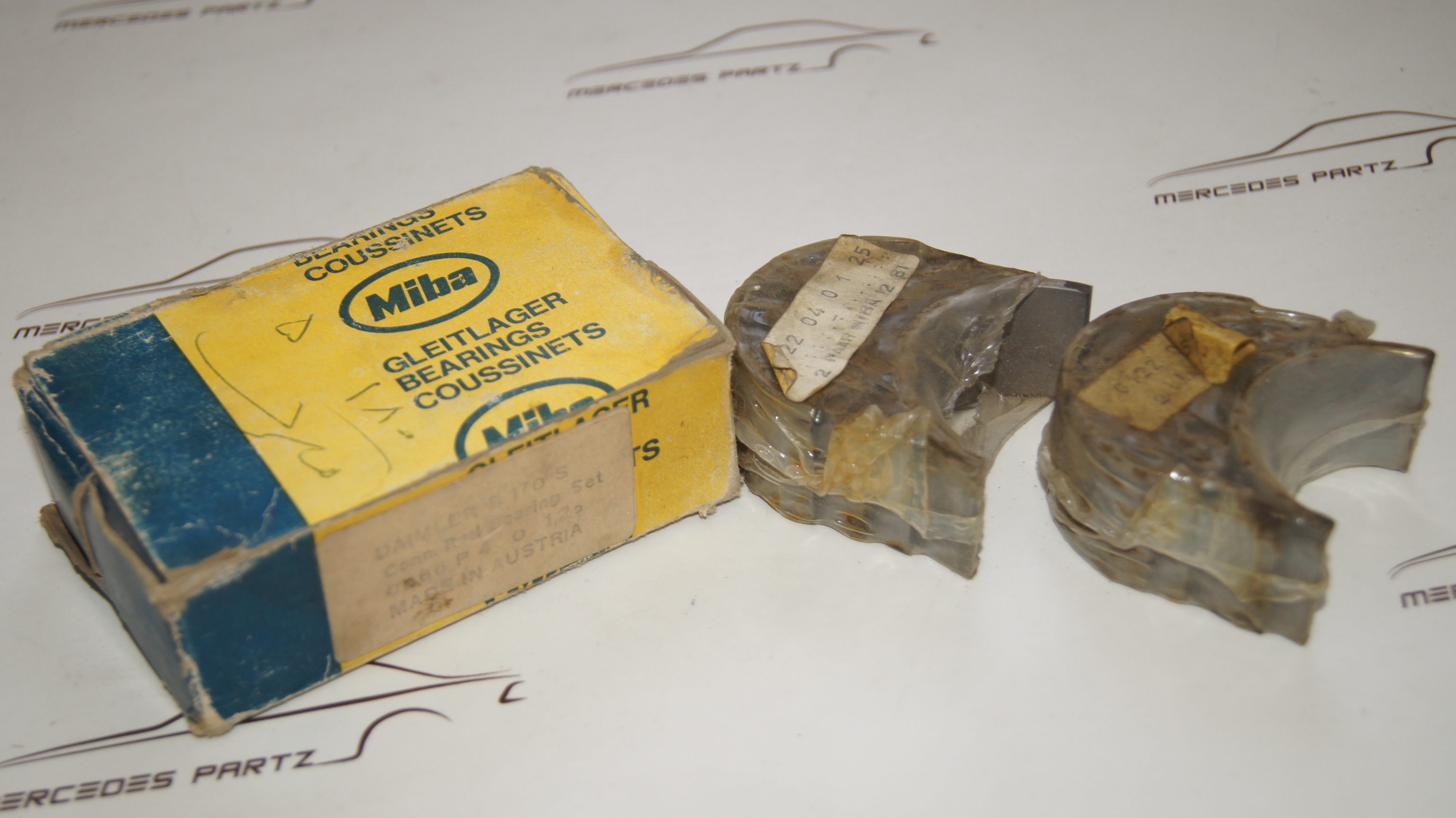 OM636 M136 connecting rod bearing repair size 5 +1.25 48.75mm ...