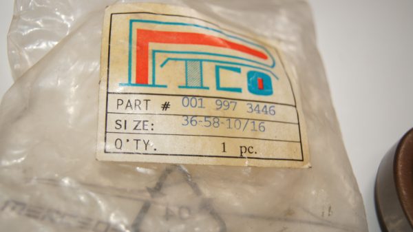 W108 W109 W110 W111 W112 W113 rear axle brake anchor plate seal ...