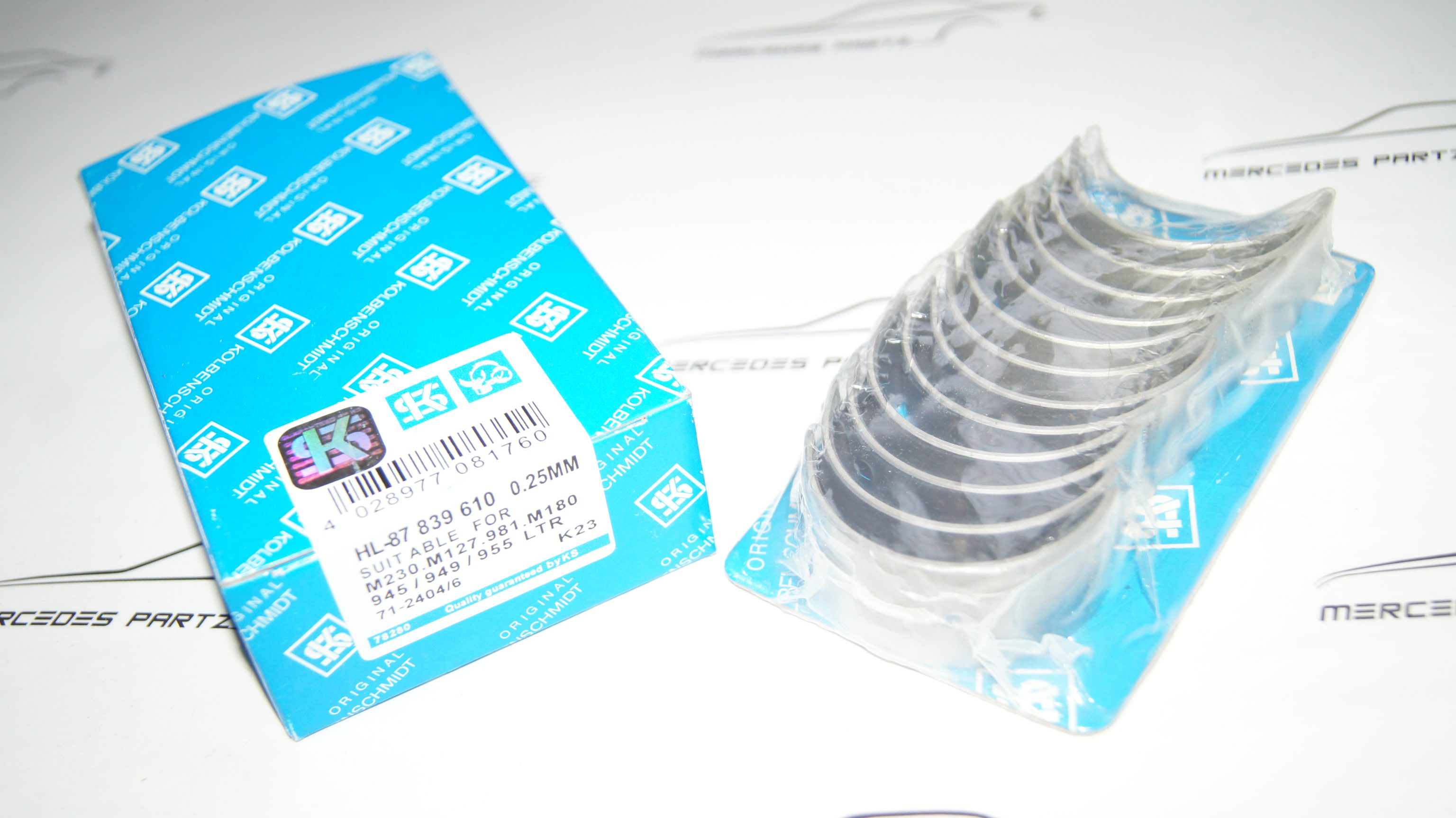 M108 M129 M180 connecting rod bearing repair size 1 +0.25mm 47.75mm ...