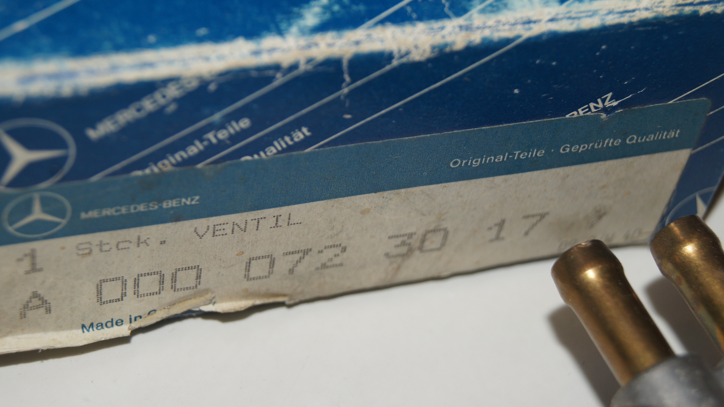 M123 250 carburetor return valve A0000723017 - mercedespartz