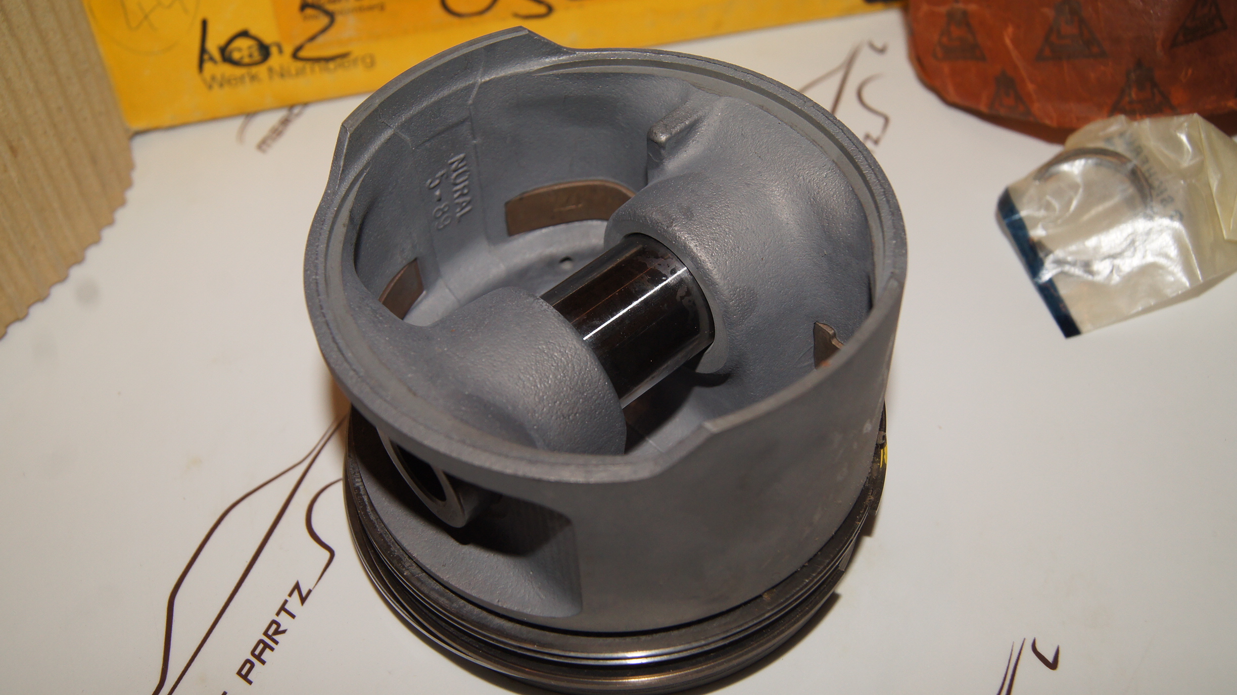 NURAL M102 200 922 924 962 938 939 engine standard piston set 89.00mm ...