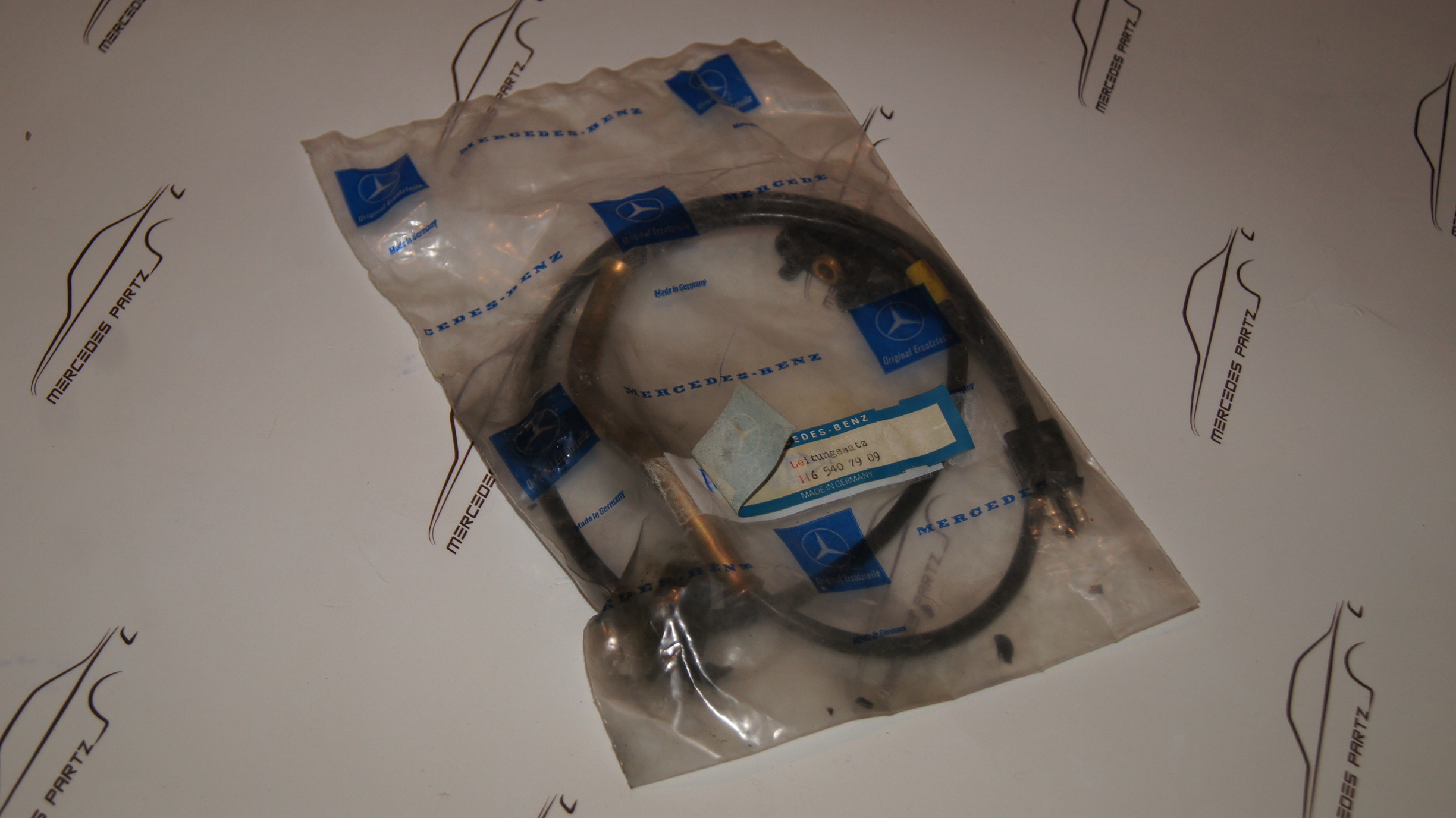 W116 brake lining wear indicator front left cable harness NOS ...