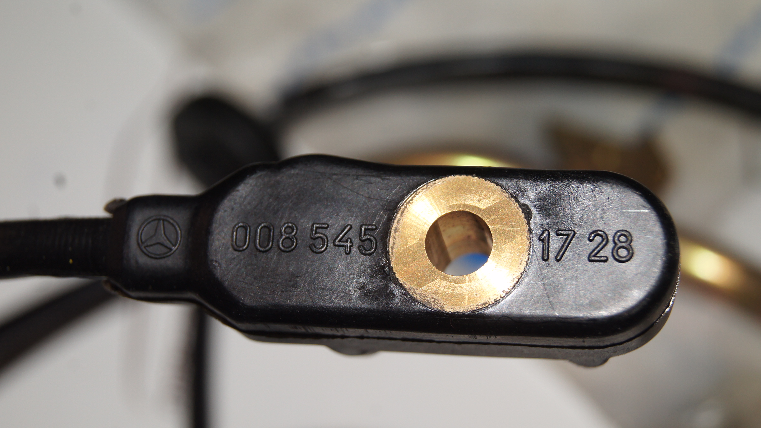 W116 brake lining wear indicator front left cable harness NOS ...