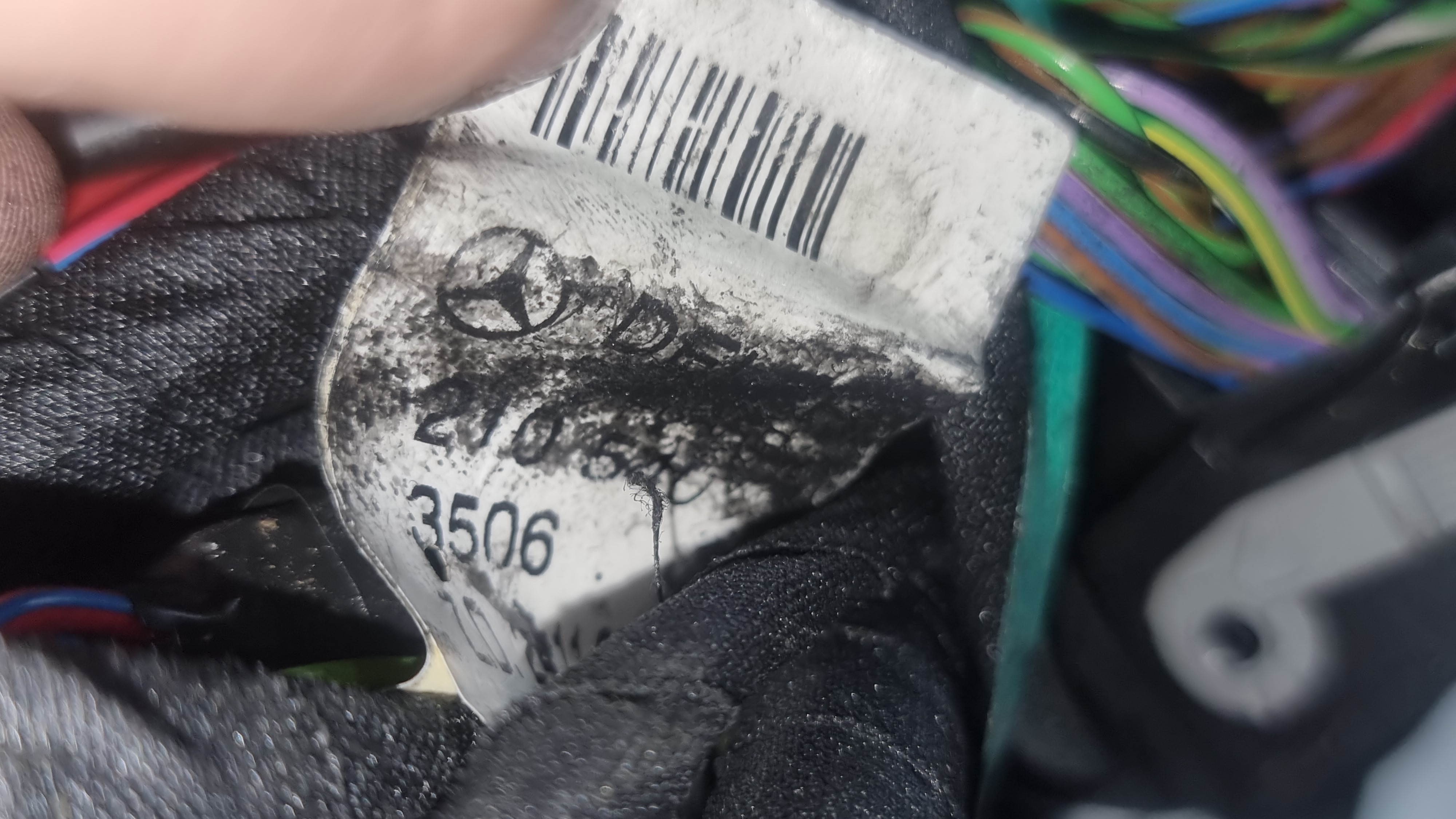 A2105403506 W210 E55 AMG and ... engine cable wiring harness body ...