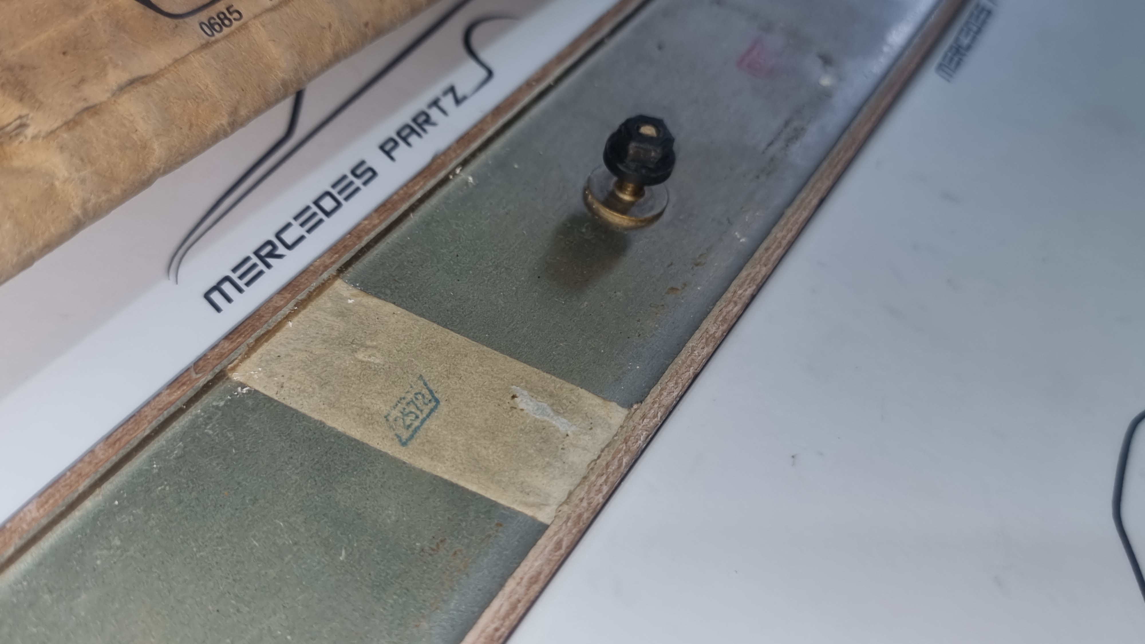 W124 rear right door with electric window regulator zebrano Wood NOS ...